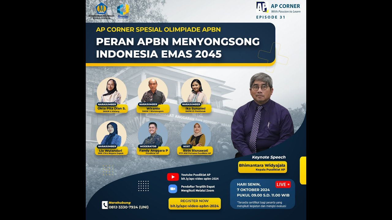 AP Corner Spesial Olimpiade APBN 2024: Peran APBN Menyongsong Indonesia ...