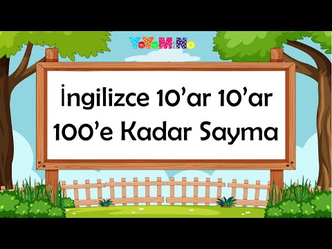İngilizce 10'ar 10'ar 100'e Kadar Ritmik Sayma | İngilizce Ritmik Sayılar | 10 - 100| Mino Öğretiyor