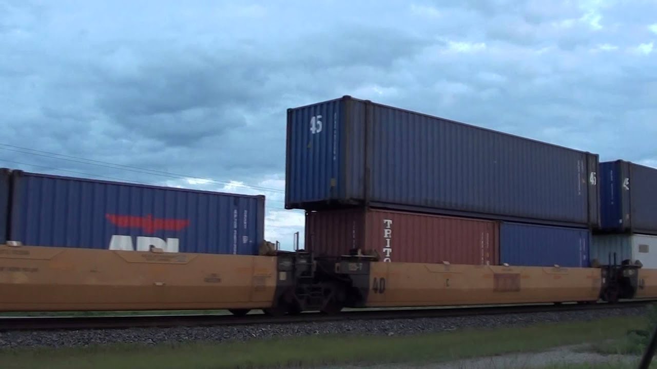 eastbound UP mixed stack train on the GSR 07/15/2014 # 6 - YouTube