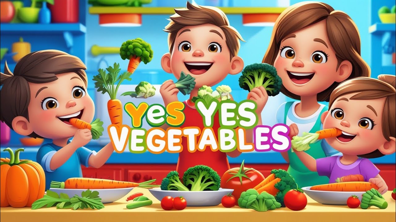Yes Yes Vegetables Song | Fun & Educational Kids Song | Learn Healthy ...