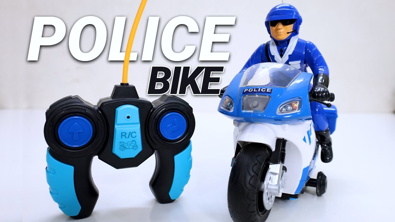 RC Police Bike🏍️ Unboxing & Review #rcbike 🚨| Duggu Toys TV - YouTube