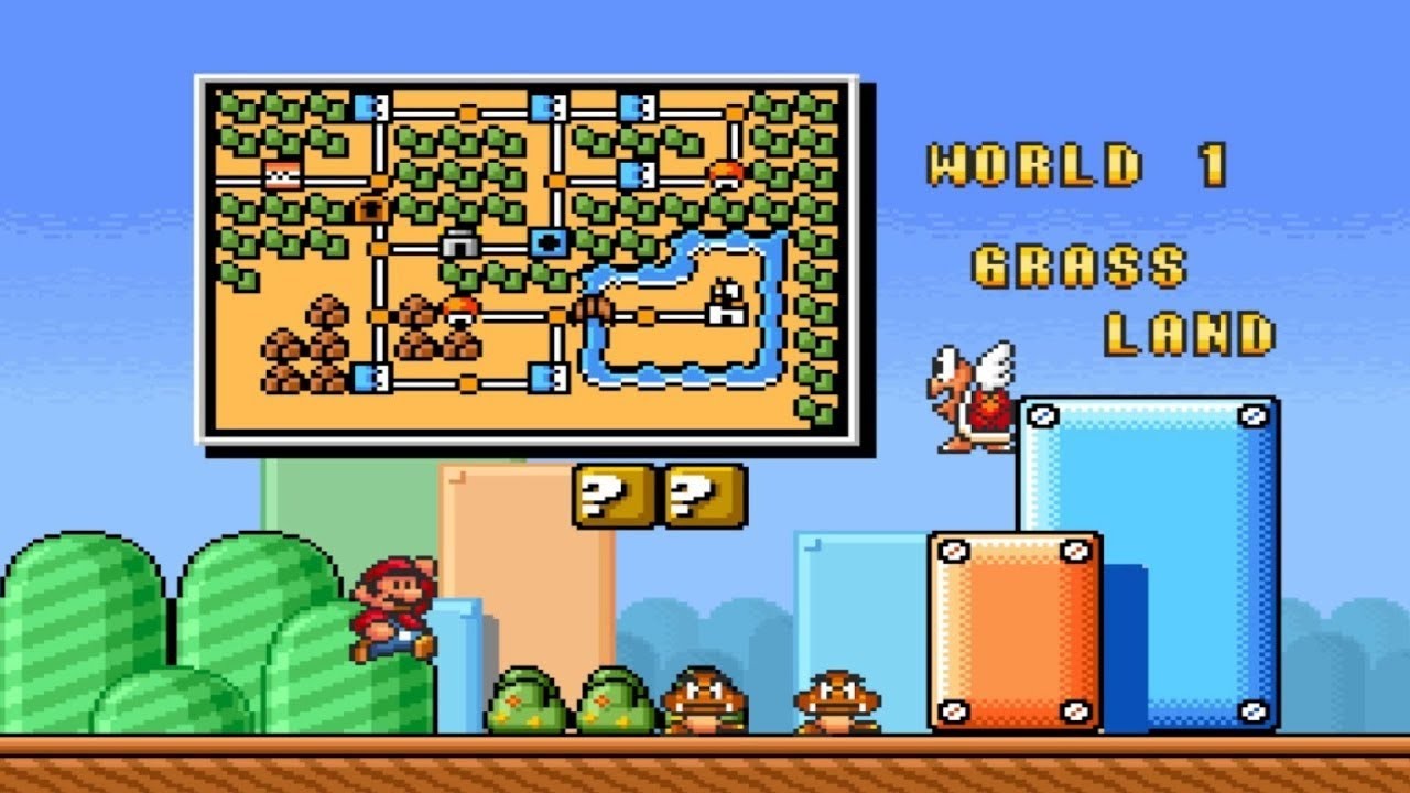 Super Mario Bros. 3 Super Mario All-Stars. Grassland World 1. Thursday ...