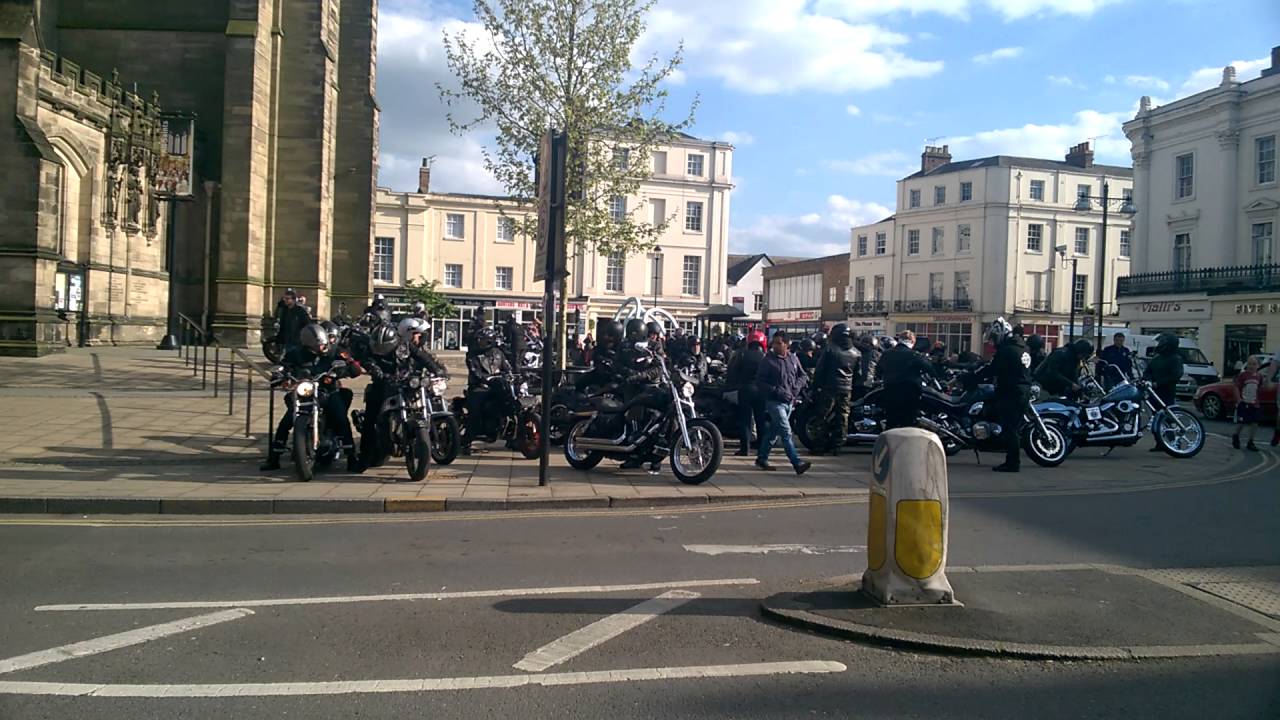 Outlaws MC: England chapter - Leamington Spa 14/05/2016 - YouTube