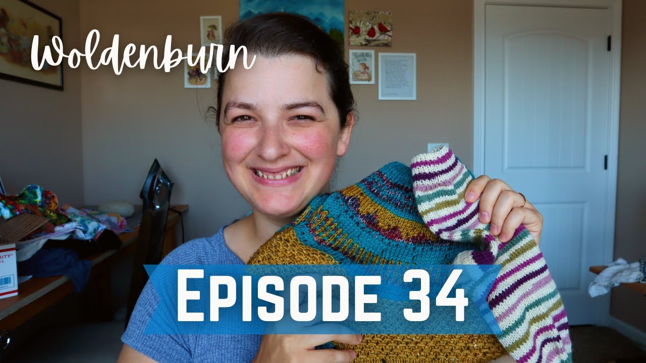 Woldenburn Knitting Podcast | Episode 34 🌷 Fosette, Socks, and my first ...