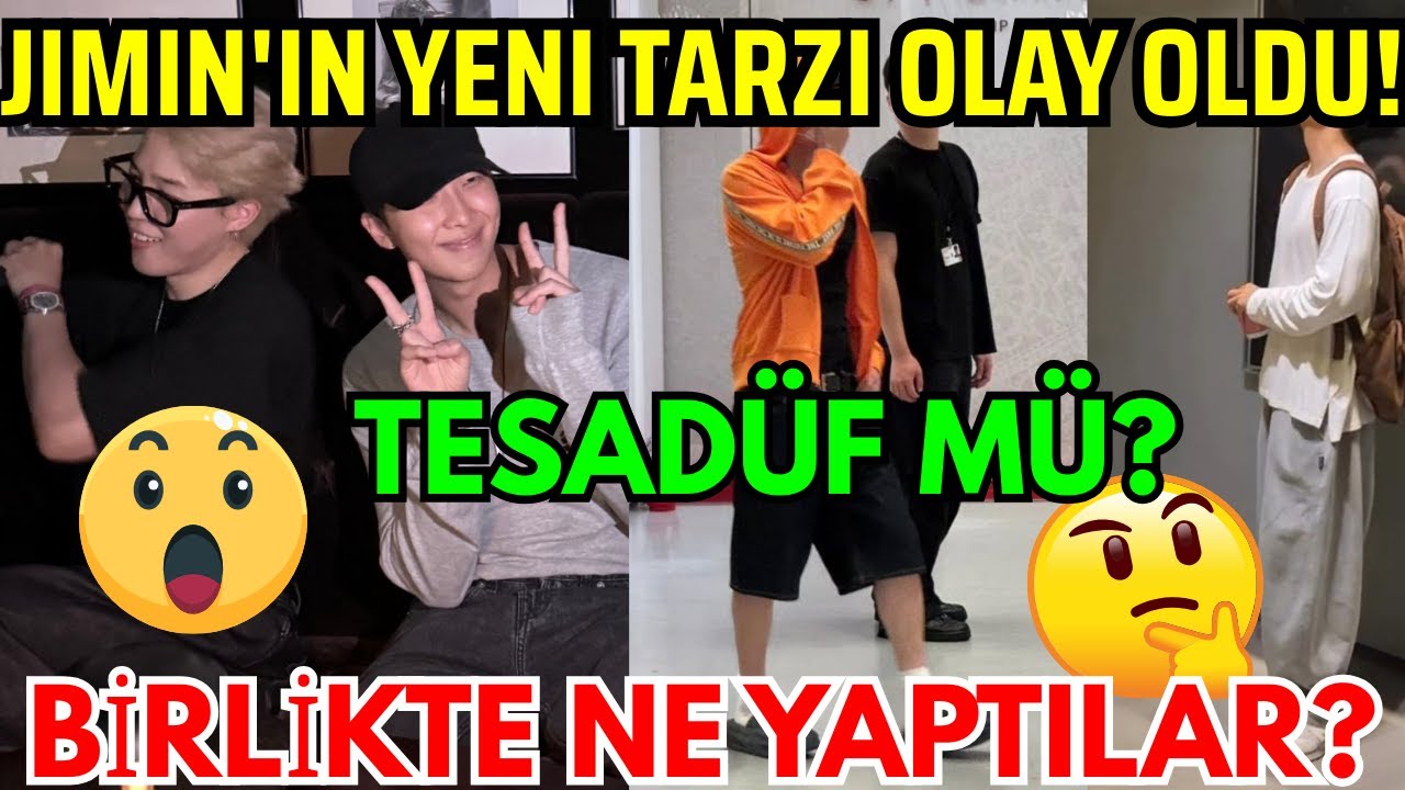🔴JİMİN YENİ İMAJIYLA SOSYAL MEDYAYI SALLADI😭 V, RM VE J-HOPE'UN BİRLİKTE NE YAPTIĞI SIZDIRILDI😨 ...