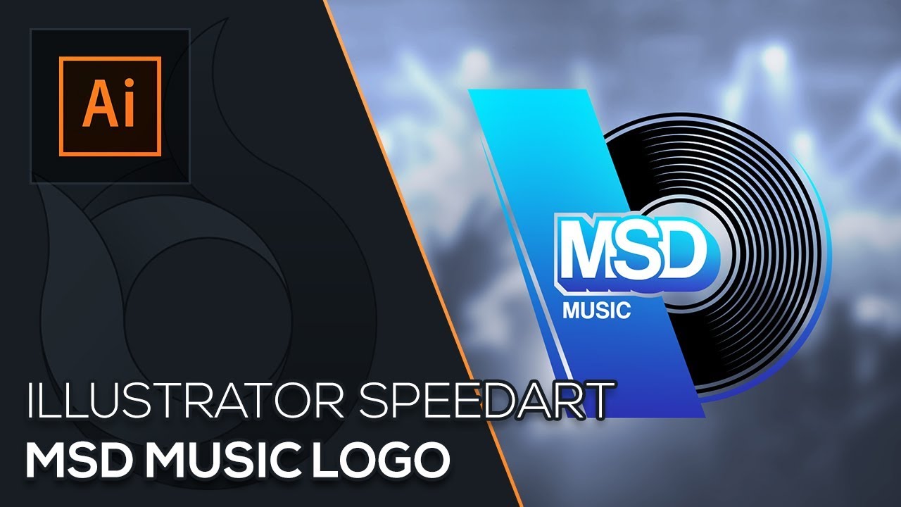MSD Music Logo | Illustrator Speedart | German | Wildfire Graphics - YouTube