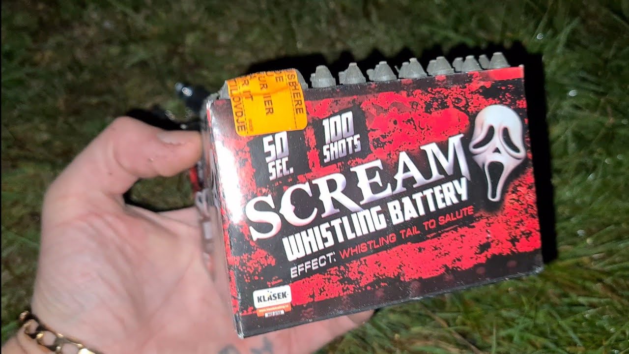 C10008R Scream 100 Shot Whistling Battery By Klasek Pyrotechnics - YouTube
