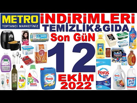 METRO MARKET İNDİRİM KATALOĞU | METRO TEMİZLİK VE GIDA ÜRÜNLERİ SON GÜN 12 EKİM | METRO MARKET