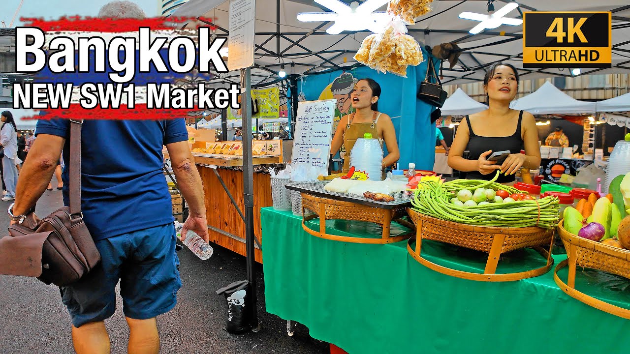 NEW Bangkok Asoke SW1 Night Streetfood Market 🇹🇭 Thailand - YouTube