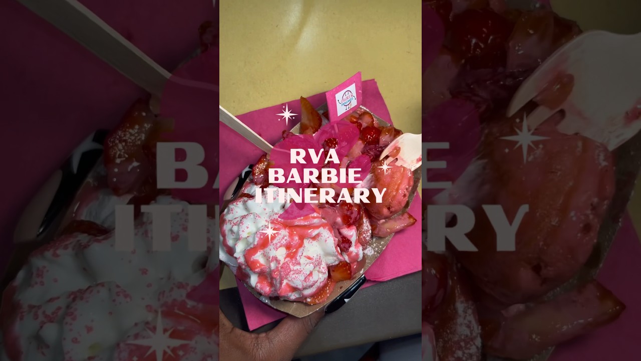 Pink Barbie Pancakes in Richmond VA at Chiki Pancakes in Regency Mall # ...