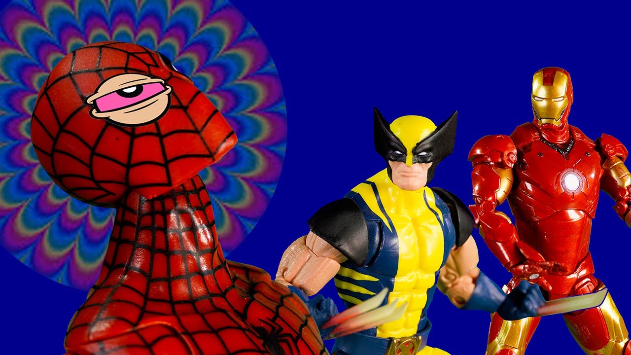 Spider-Man is Dazed and Confused: stop motion animation #spiderman # ...