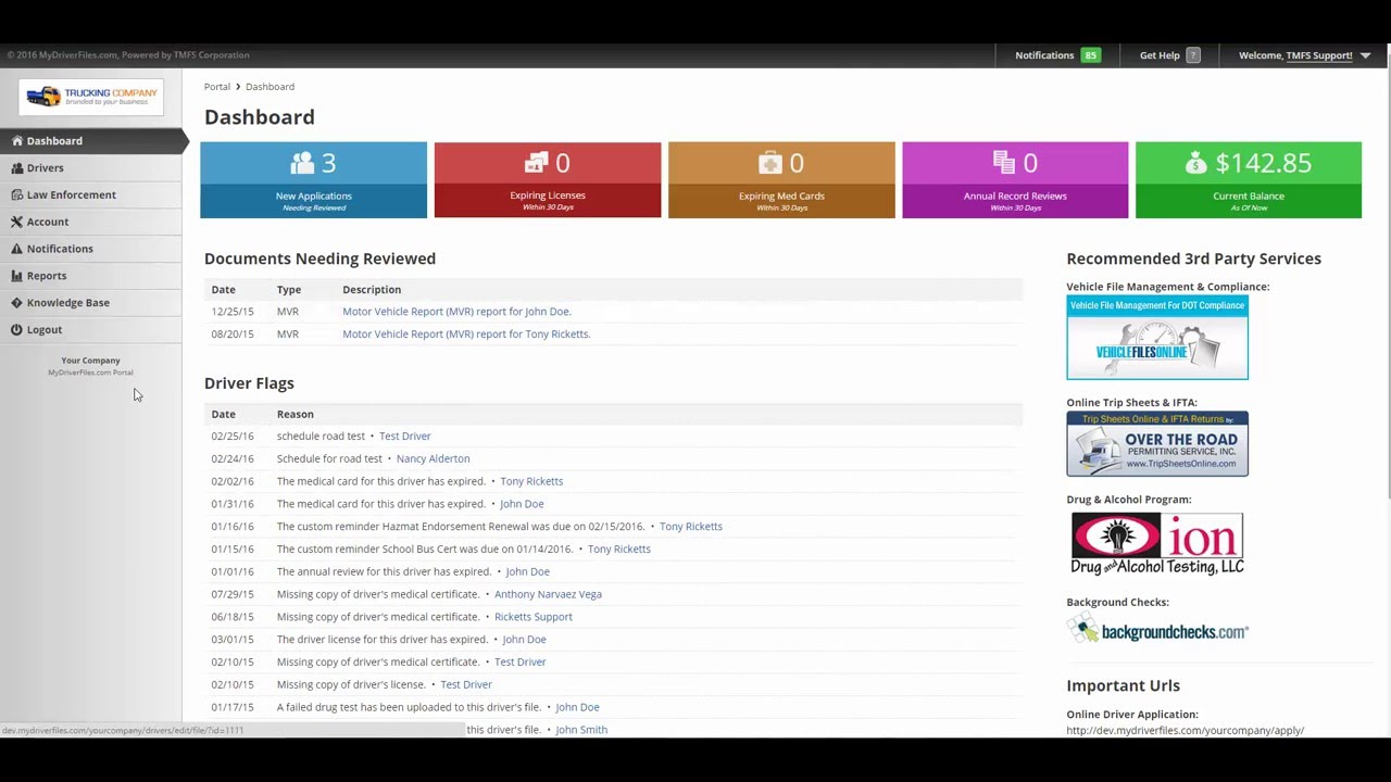 Custom Driver Reminders - YouTube