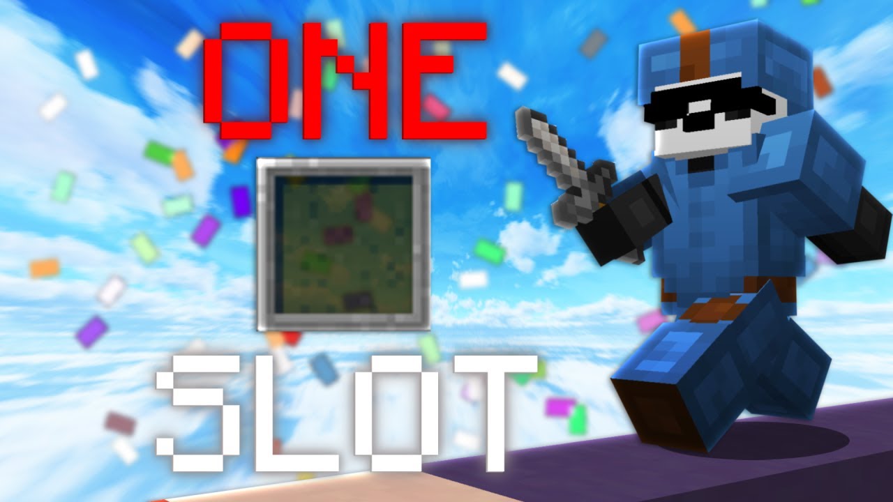 Cubecraft The Bridge with ONE HOTBAR SLOT.....| Cubecraft Bridges - YouTube