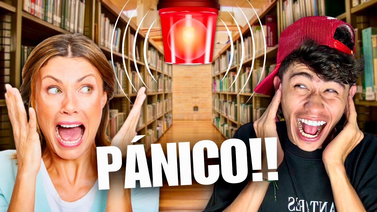 Pongo una ALARMA FALSA en publico!!! // Andy - YouTube