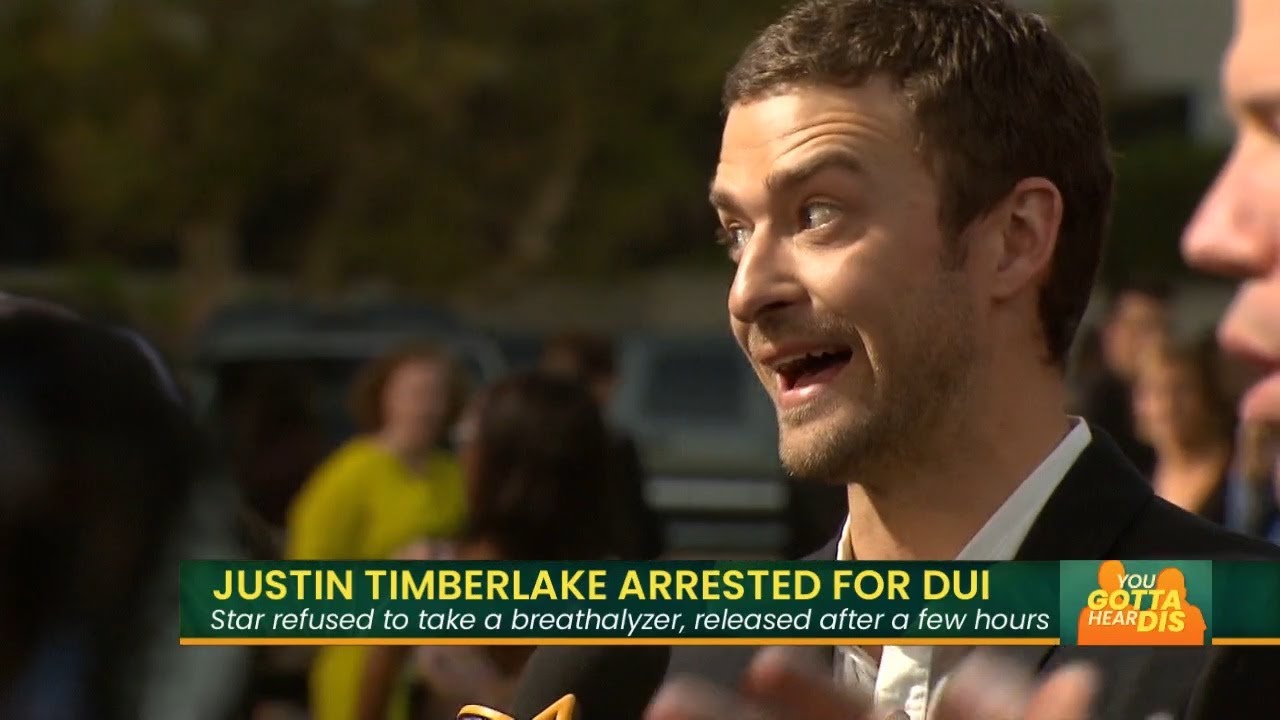 You Gotta Hear Dis : Justin Timberlake arrested for DUI - YouTube