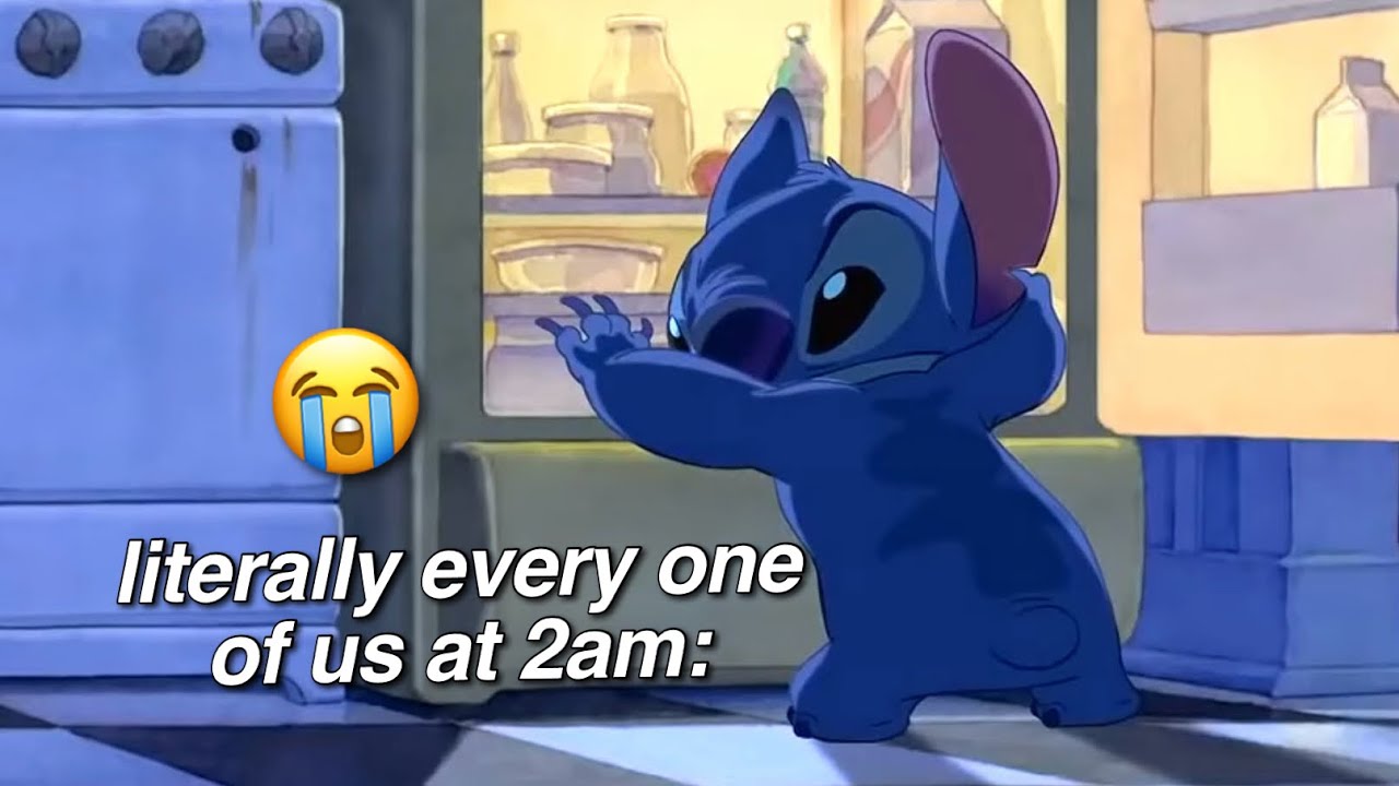 Stitch being a fat MOOD for almost 6 minutes straight - YouTube
