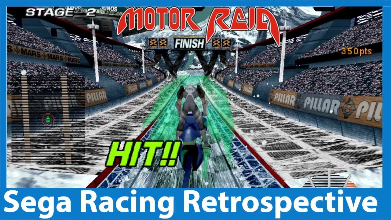Sega's Most Obscure Racing Game! Motor Raid! Arcade Racing Mixed with ...