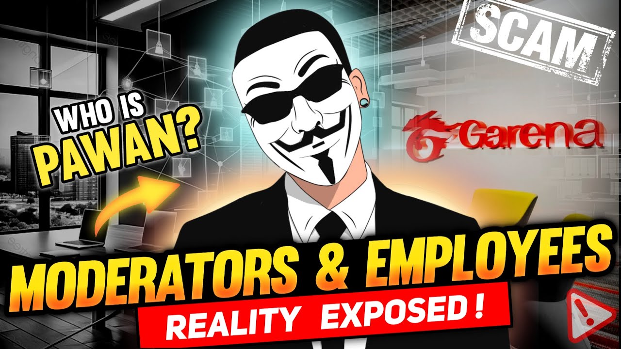 MODERATORS AND EMPLOYEES REALITY 🤬🤡 - Garena Free fire - YouTube