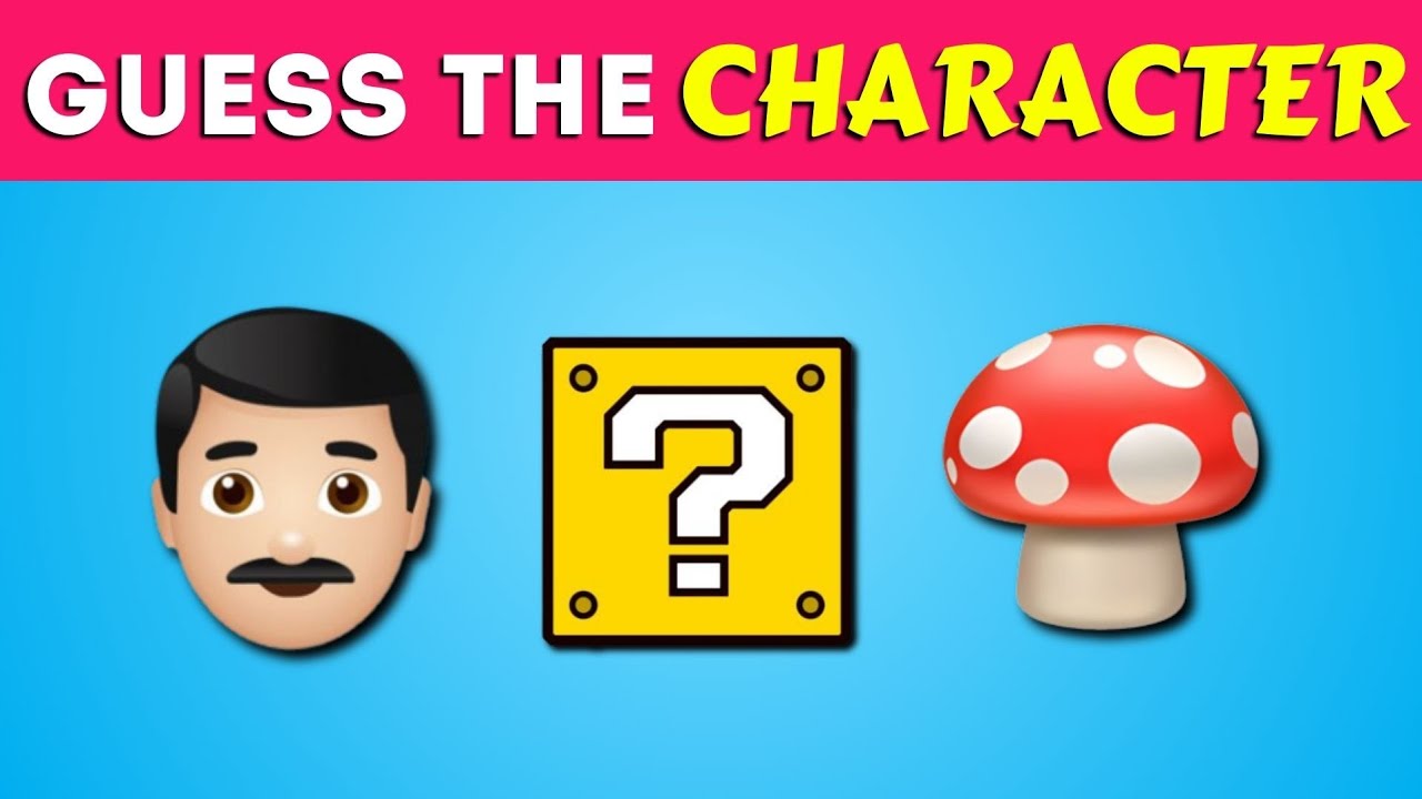Guess the MARIO Character by Emoji | Super Mario Quiz - YouTube