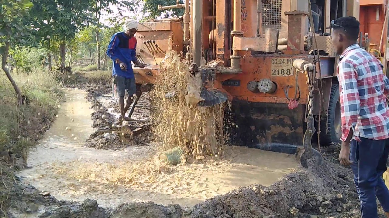 Borewell Drilling 40 फीट में 100% पानी 20 Hp motor Amazing Water ...
