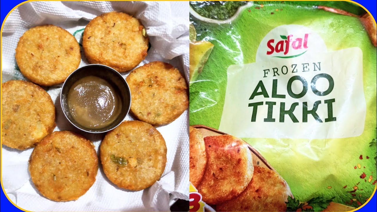 Safal || Frozen Aloo Tikki || Steel Style Vegetable Snacks Recipe - YouTube