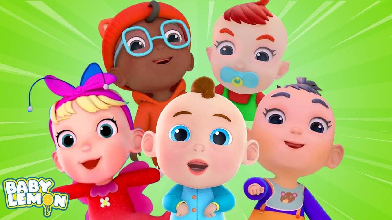 Five Little Babies Numbers Song and Nursery Rhyme for Toddlers - YouTube