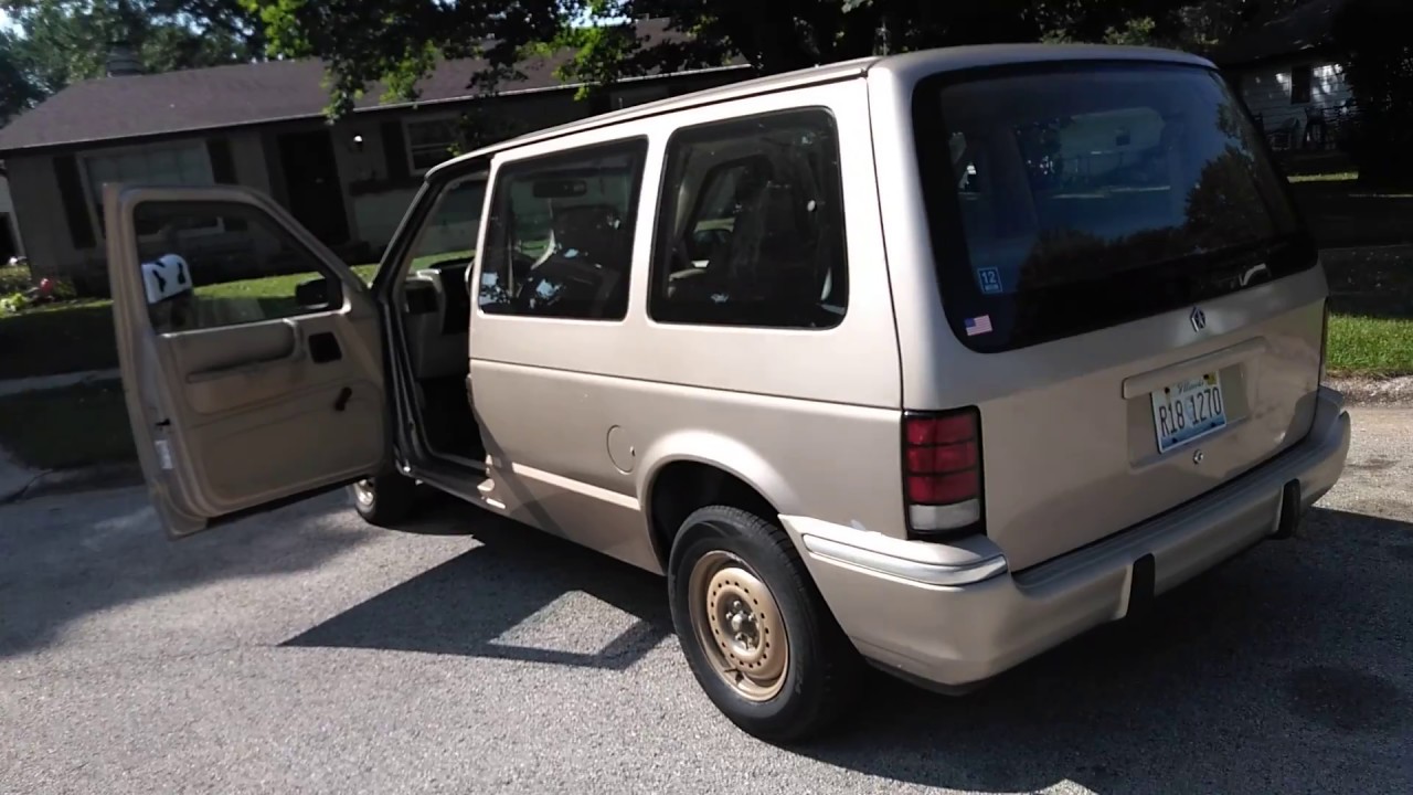 1991 dodge caravan 5 speed manual - YouTube