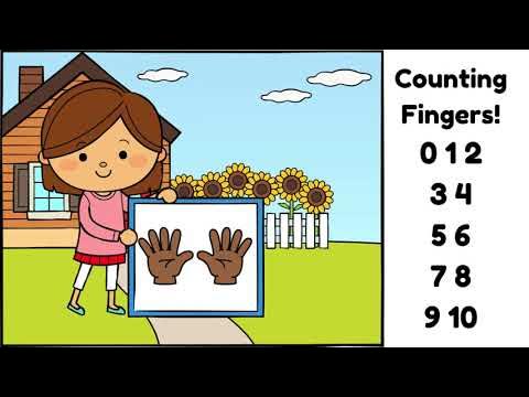 Counting Fingers, Numbers 0-10, Early Math, Subitizing, Virtual School ...
