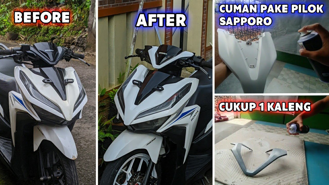 Cat Body Halus Vario 125 Led Menggunakan Pilox Sapporo Ultimate! - YouTube