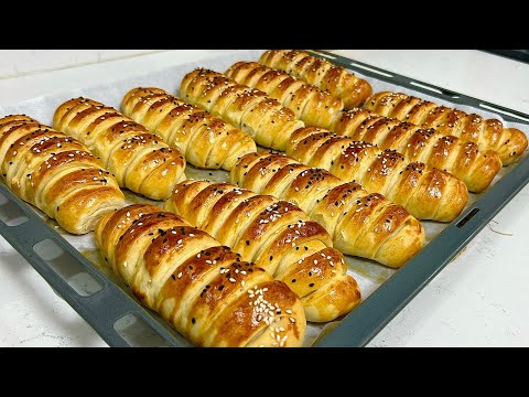 Aradığın Poğaça Tarifi Burada! 😍 Şerit Şerit Ayrılan Patatesli Poğaça | Puf Puf Yumuşacık