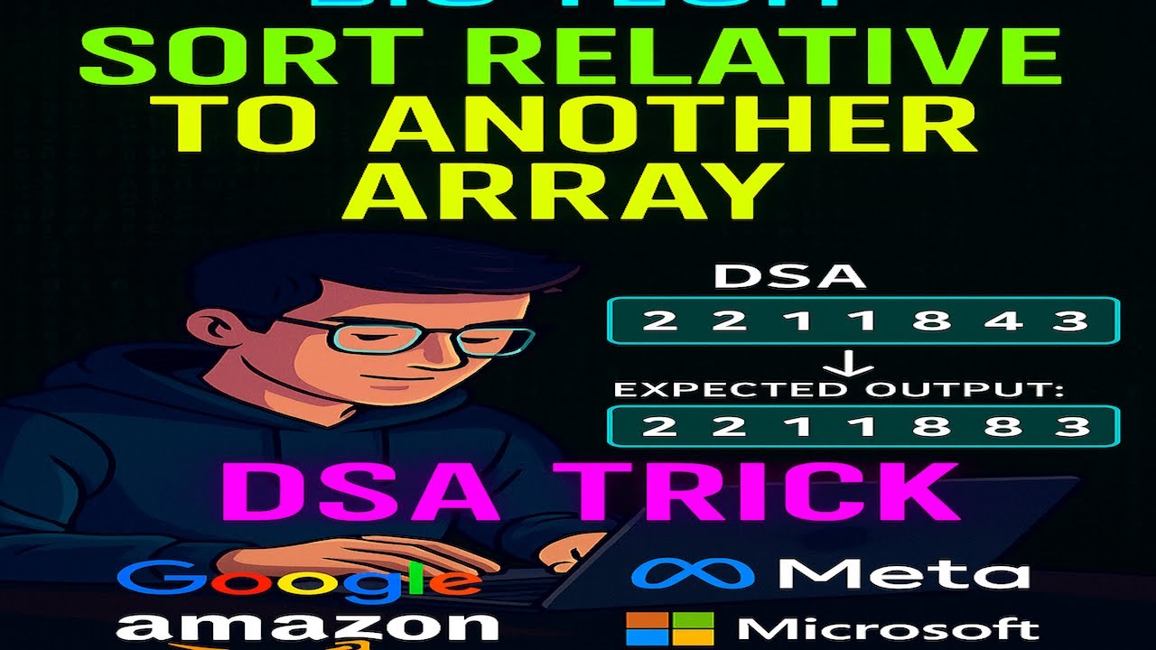 Sort Relative to Another Array - Must Know Trick for Big Tech ...
