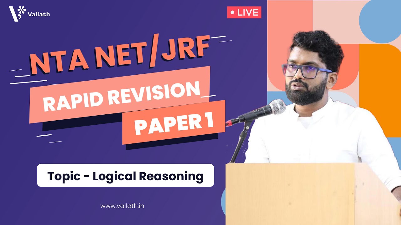 Paper 1 Revision | Logical Reasoning | Vallath Education - YouTube
