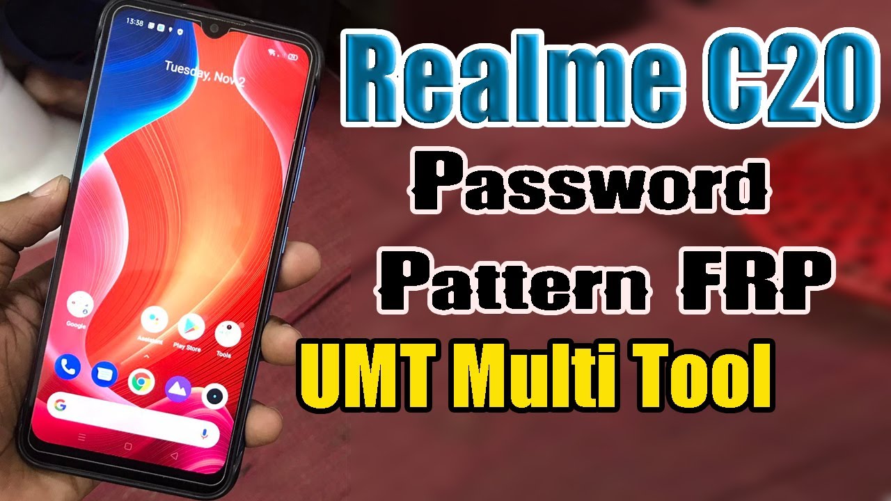 Realme C20 Password Pattern Lock & FRP Removed By UMT - YouTube