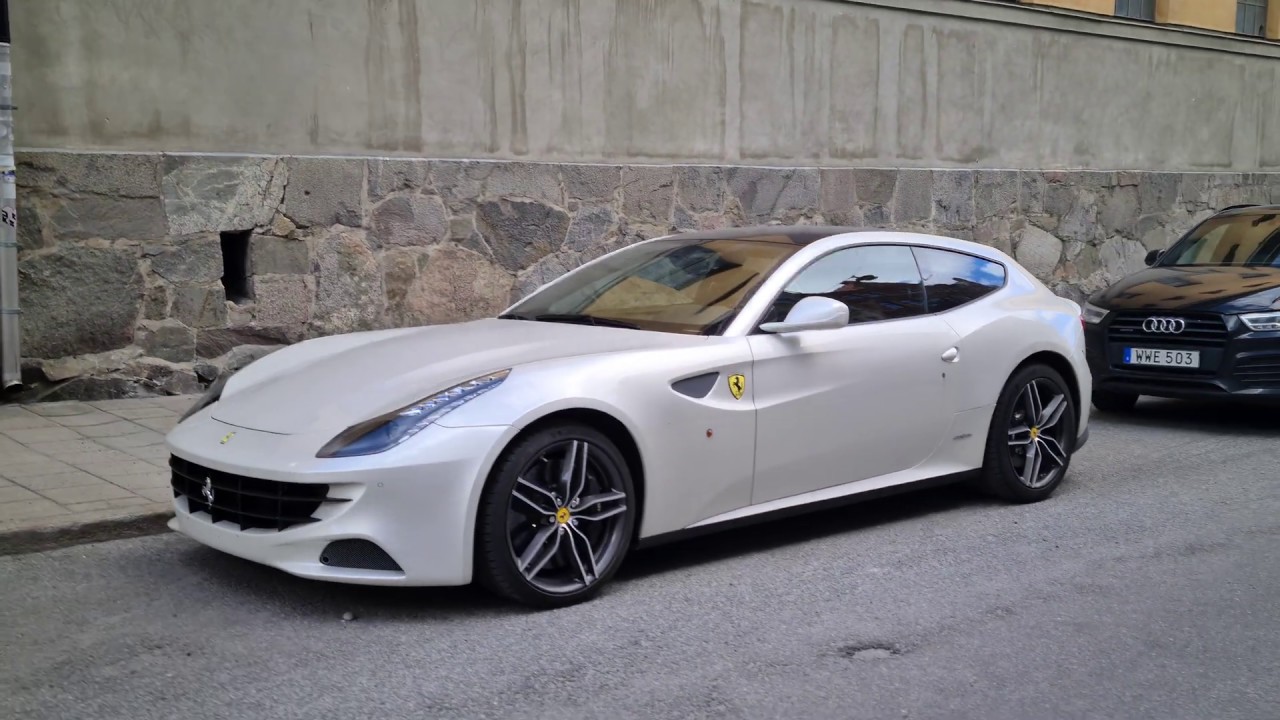 Beautiful Bianco Fuji Ferrari FF in Stockholm [8k] - YouTube