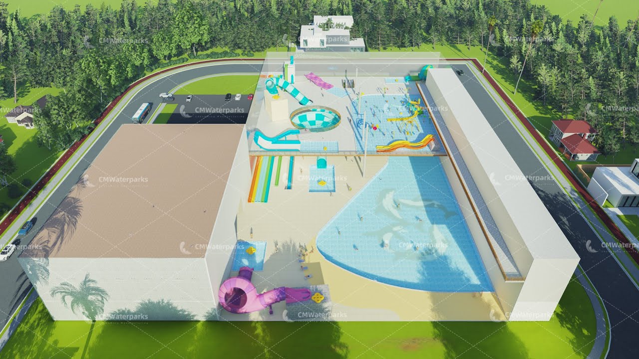 Double Indoor Water Park Design | China Water Park Factory CMWaterparks ...