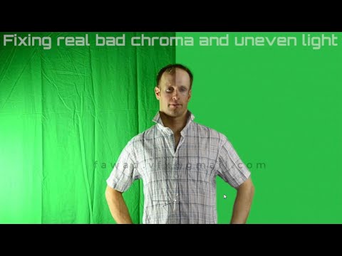 Fixing real bad chroma and uneven light - YouTube
