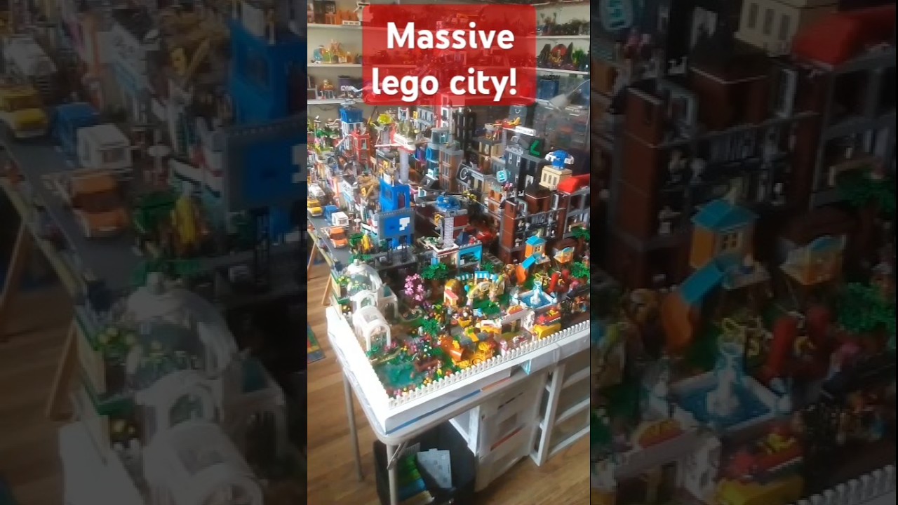 huge Lego City made by Lego Maniac! - YouTube