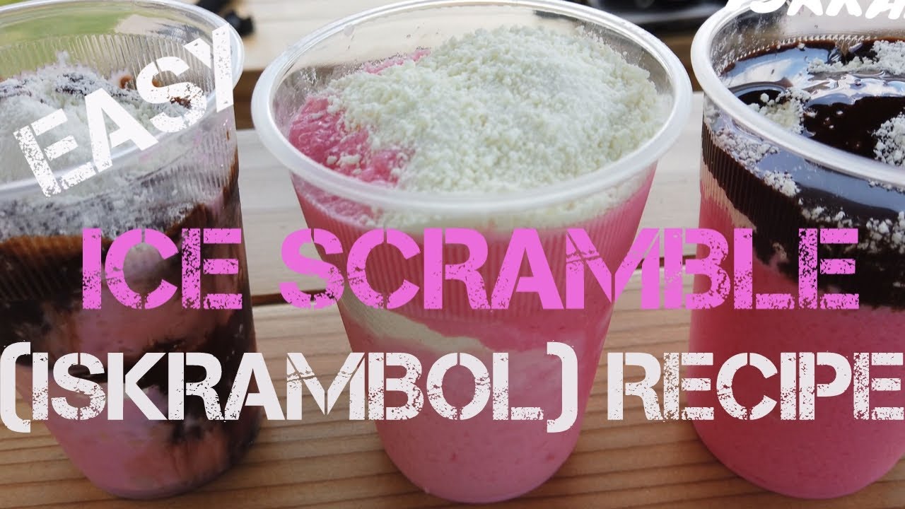 EASY ICE SCRAMBLE (ISKRAMBOL) RECIPE - YouTube