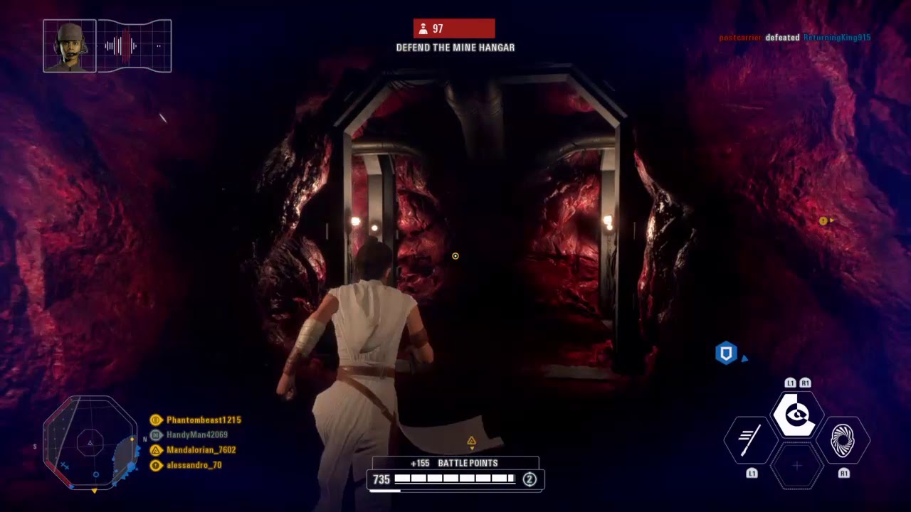 Star Wars Battlefront 2: Rey training with bots - YouTube