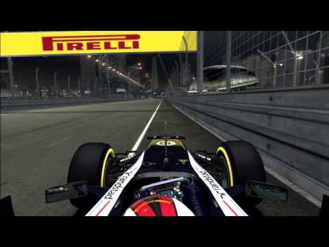 F1 2012 Singapore onboard - codemasters