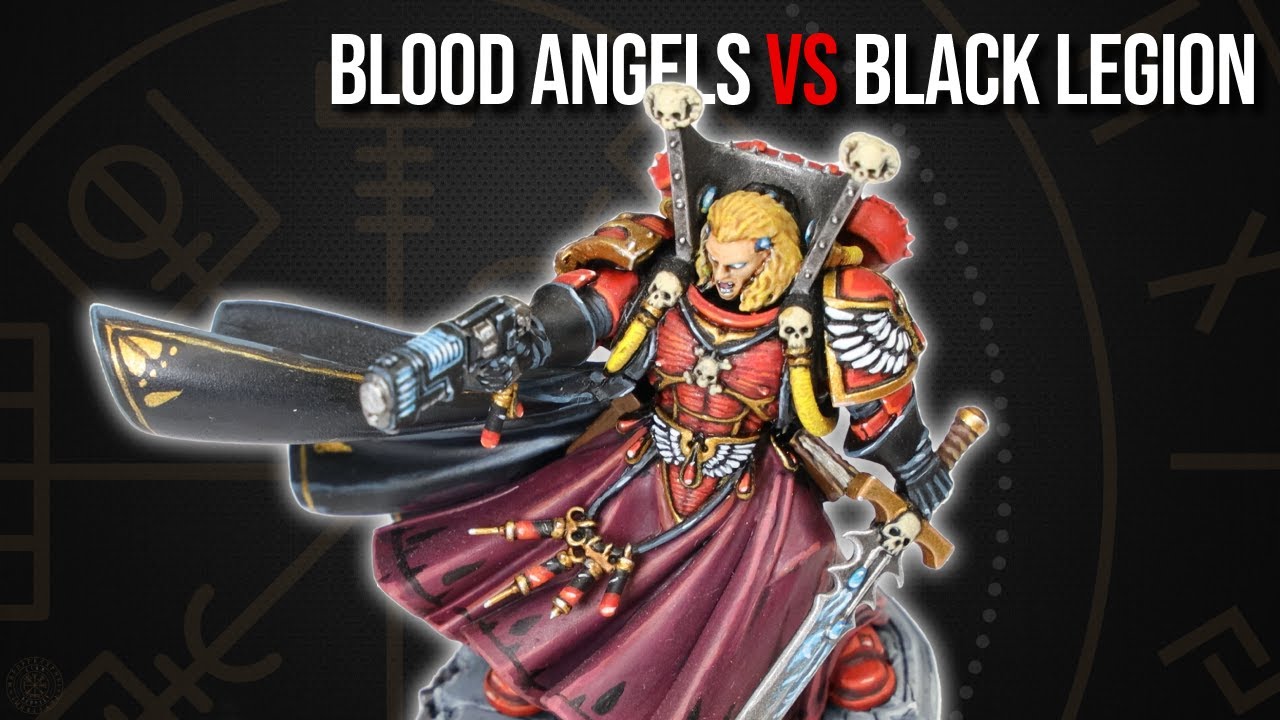 Blood Angels Vs Black Legion - Warhammer 40k Battle Report. - YouTube