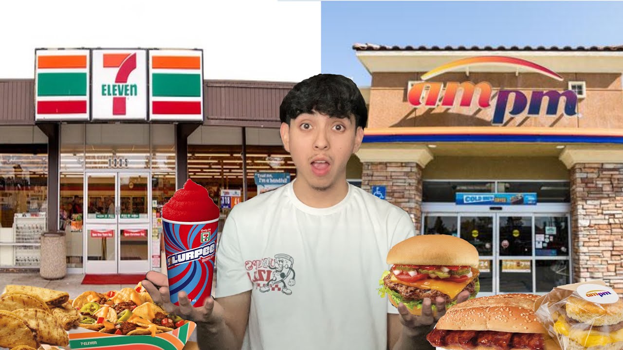 EATING ONIY 7-ELVEN AND AM/PM FOOD FOR 24 HOUR - YouTube
