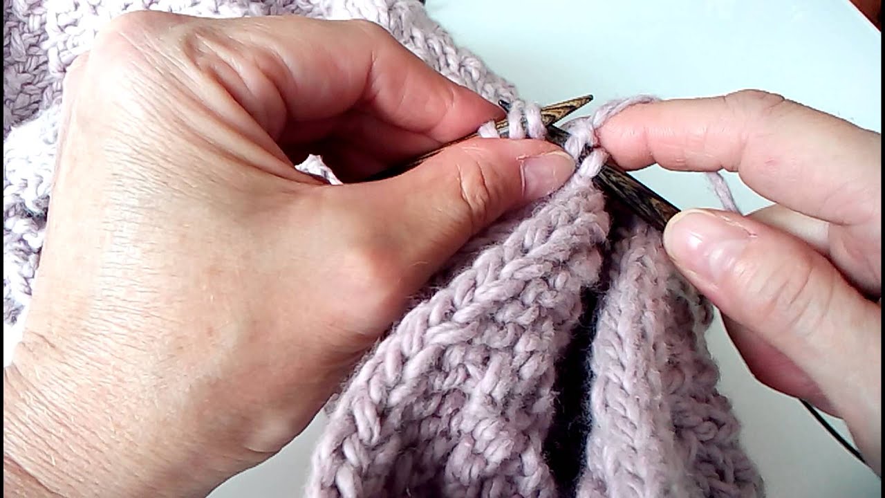 I Cord Bind Off-Two - YouTube