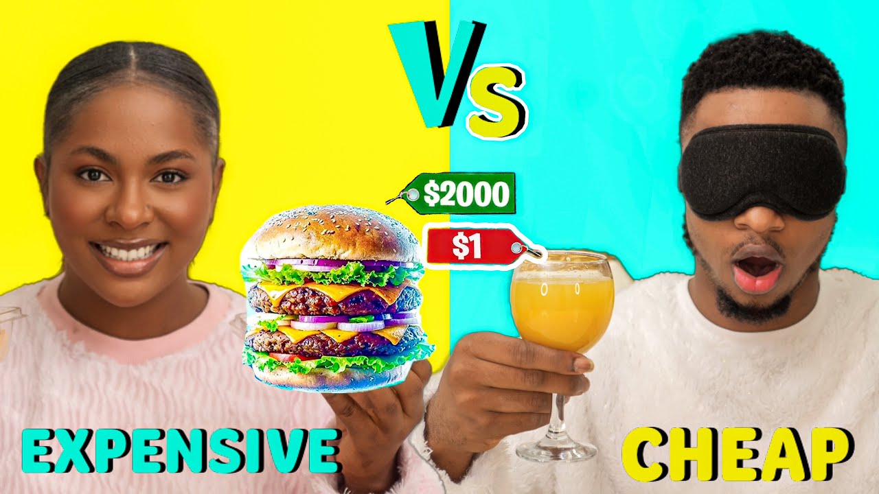 CHEAP Vs EXPENSIVE Food Challenge! - YouTube