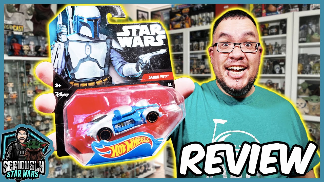 Jango Fett Character Car Star Wars Hot Wheels Review - YouTube