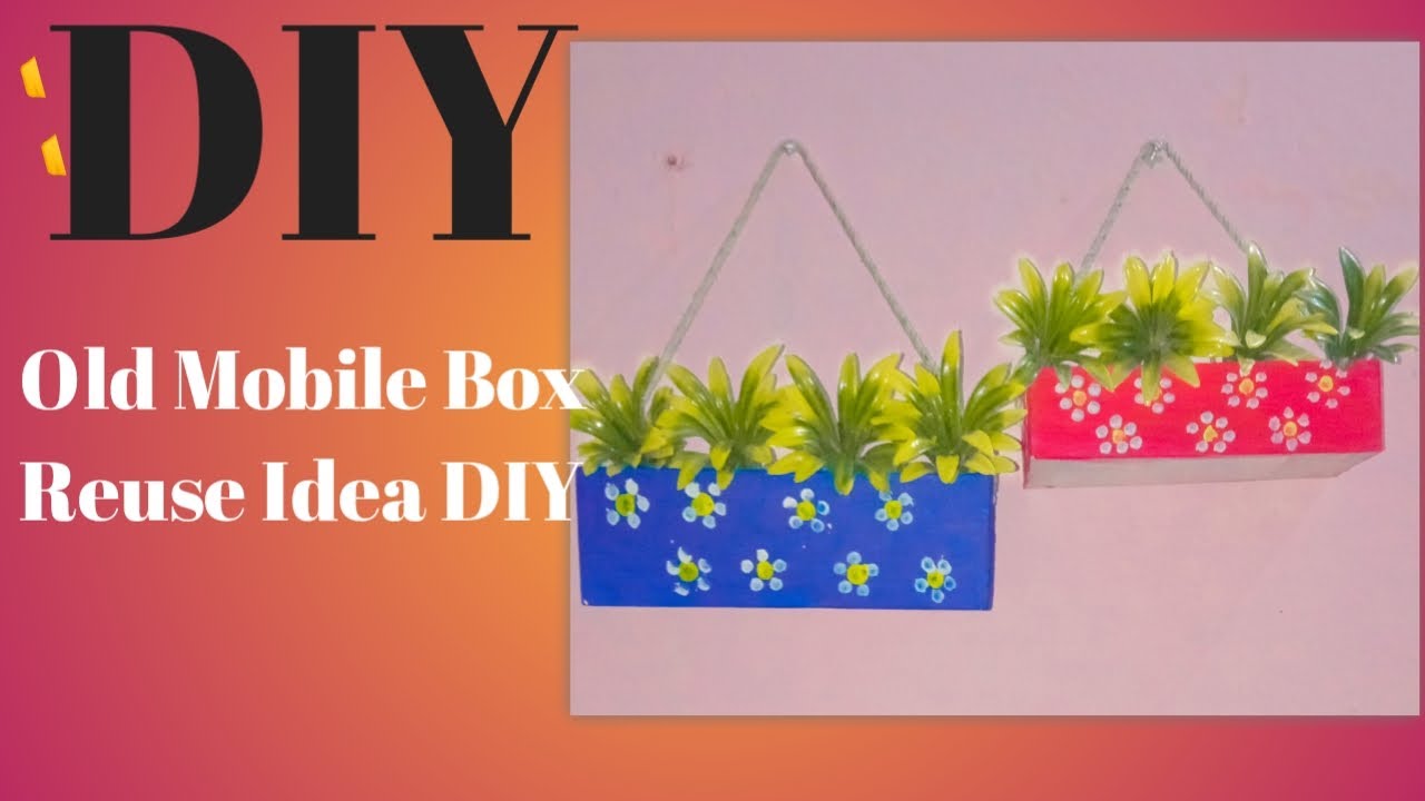 Waste Mobile Box || Reuse Idea || DIY || Craft Decoration ideas ...