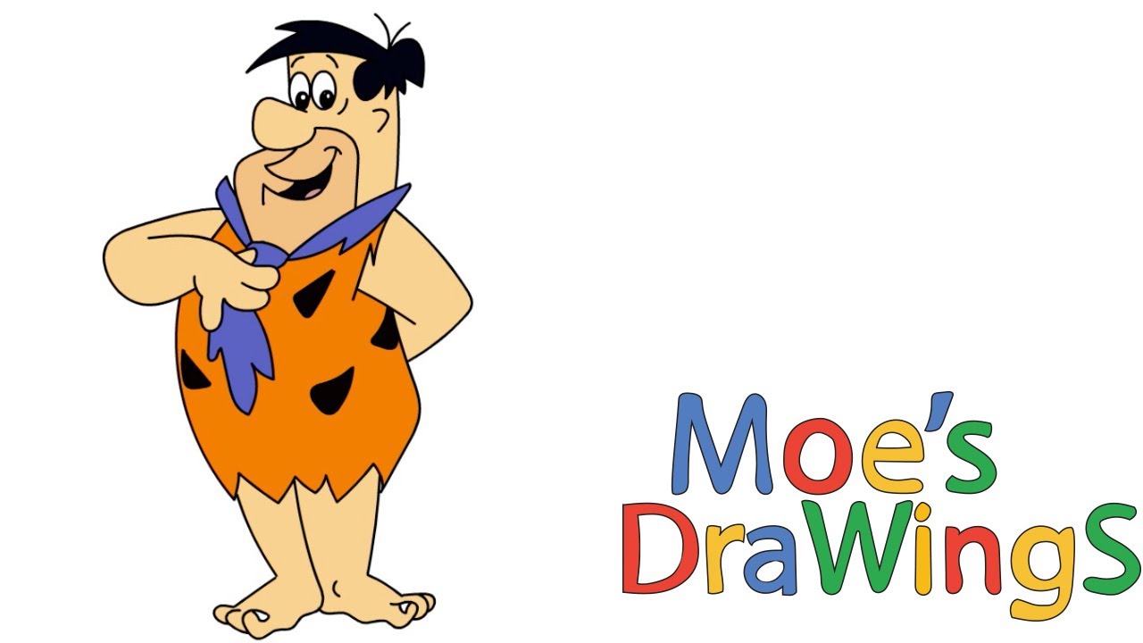 The Flintstones Fred How to draw and coloring fun new Hd video for kids ...