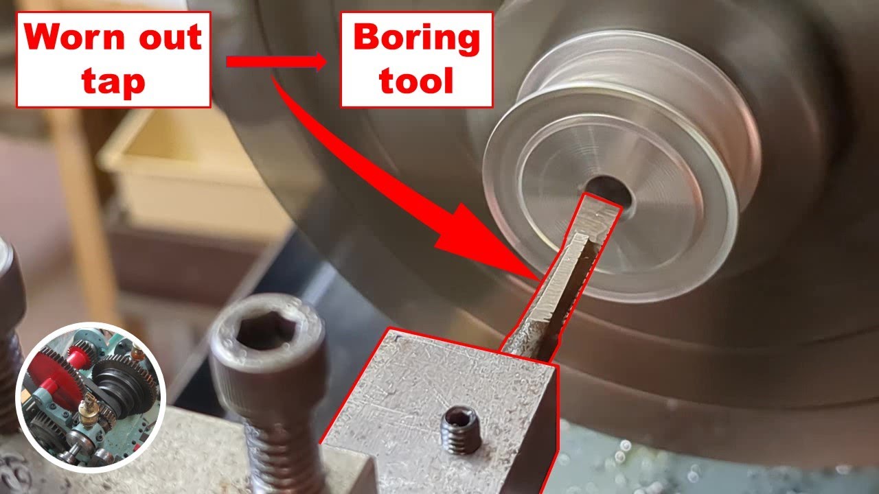 Mini boring tool holder - YouTube