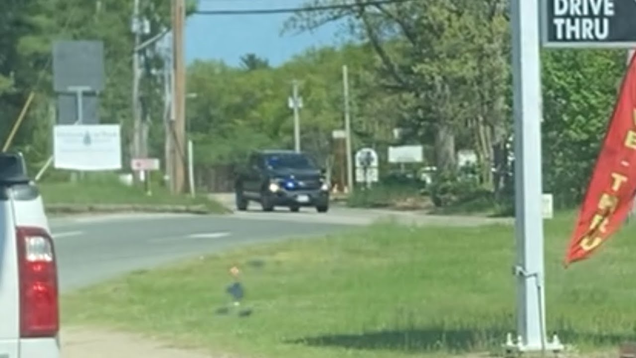 Unmarked f150 police car responding in east bridge water - YouTube