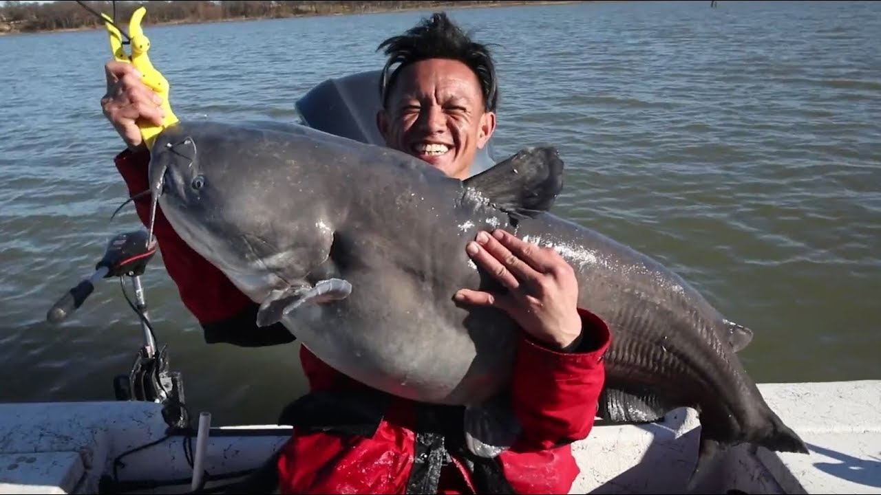 Trophy Blue Catfish 28lbs and 65lbs Lake Tawakoni Monsters Jan 23rd ...